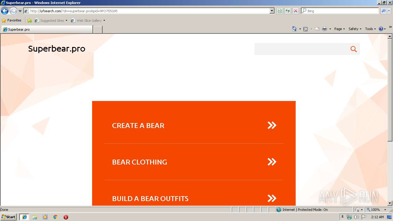 Malware analysis https://application.superbear.pro Malicious activity | ANY.RUN - Malware ...