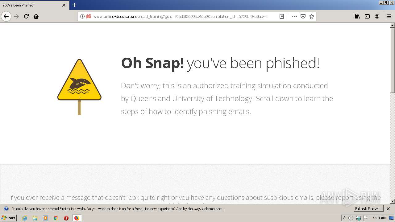 Malware analysis https://urldefense.com/v3/__http://www.online-docshare.net/3bad5f2539ea460c?l=6 ...