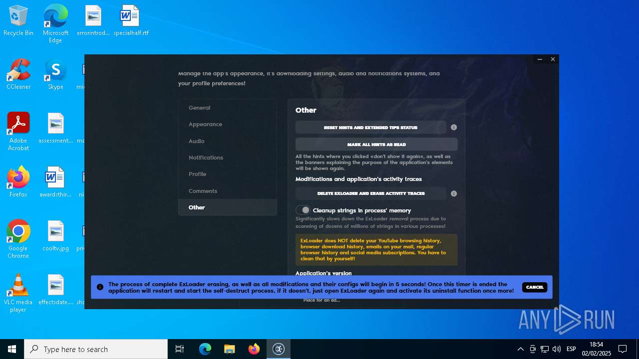 Malware analysis ExLoader_Installer.exe Malicious activity | ANY.RUN - Malware Sandbox Online