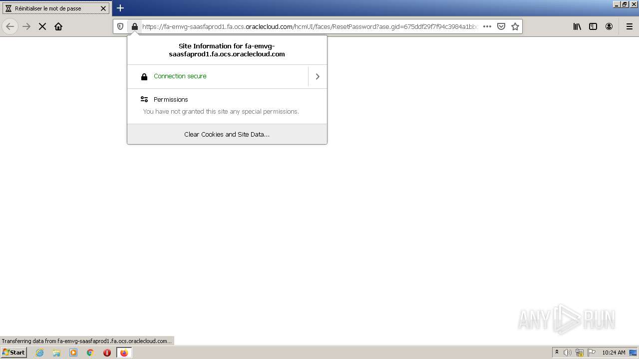 Malware analysis https://fa-emvg-saasfaprod1.fa.ocs.oraclecloud.com/hcmUI/faces/ResetPassword ...