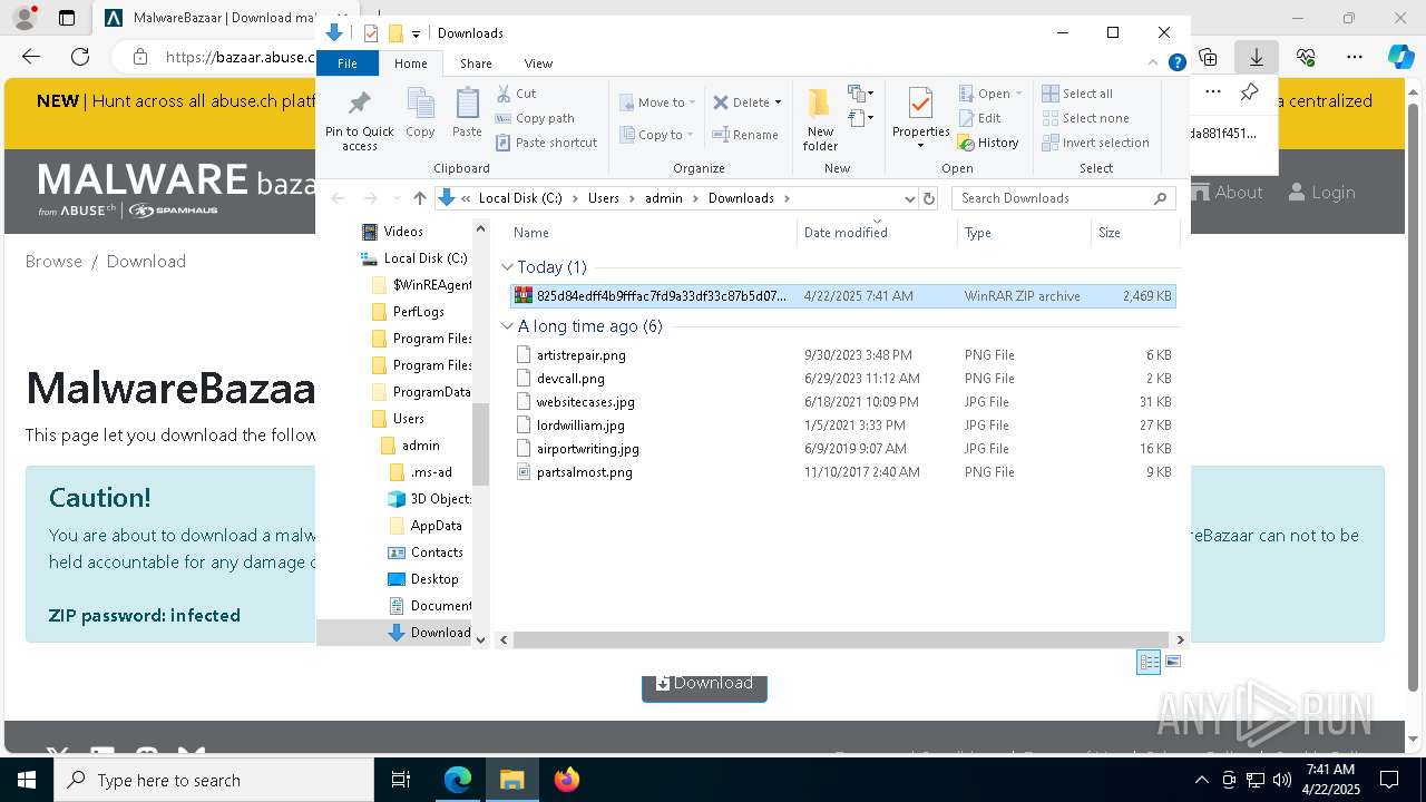 Analysis https://bazaar.abuse.ch/download ...