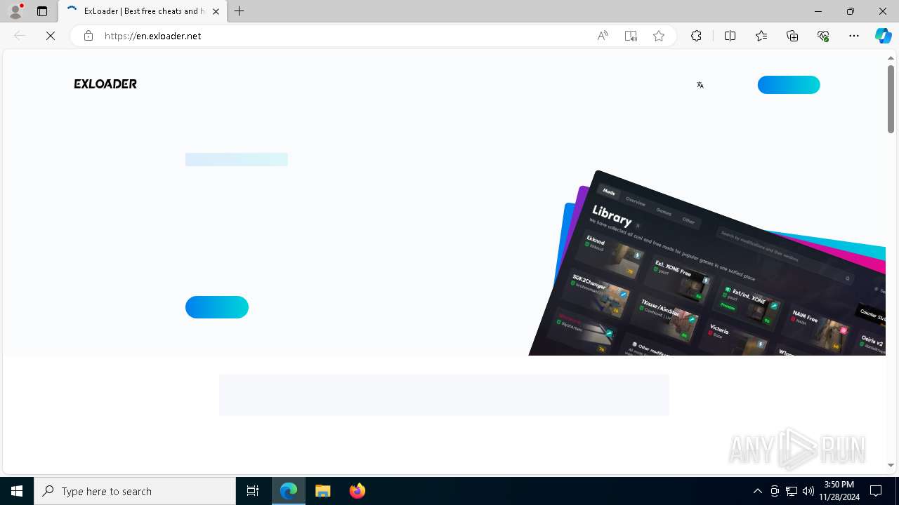 Malware analysis https://en.exloader.net/ Malicious activity | ANY.RUN - Malware Sandbox Online