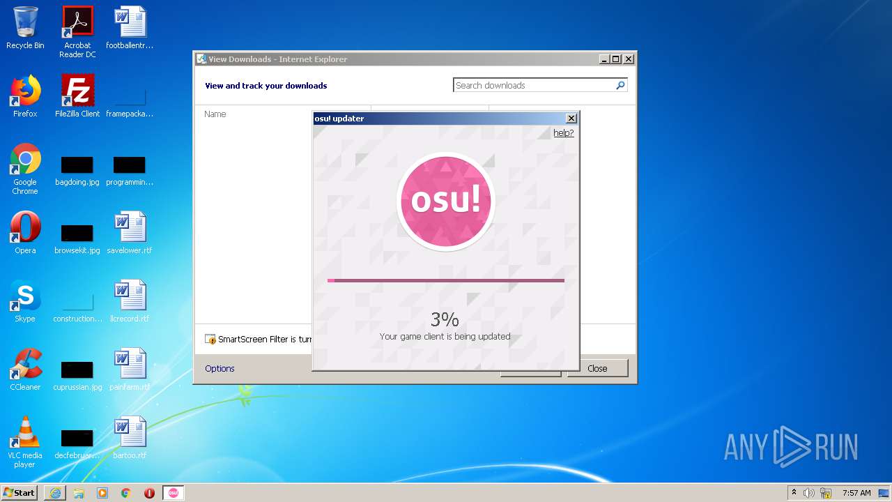Malware analysis https://m1.ppy.sh/r/osu!install.exe Malicious activity ...