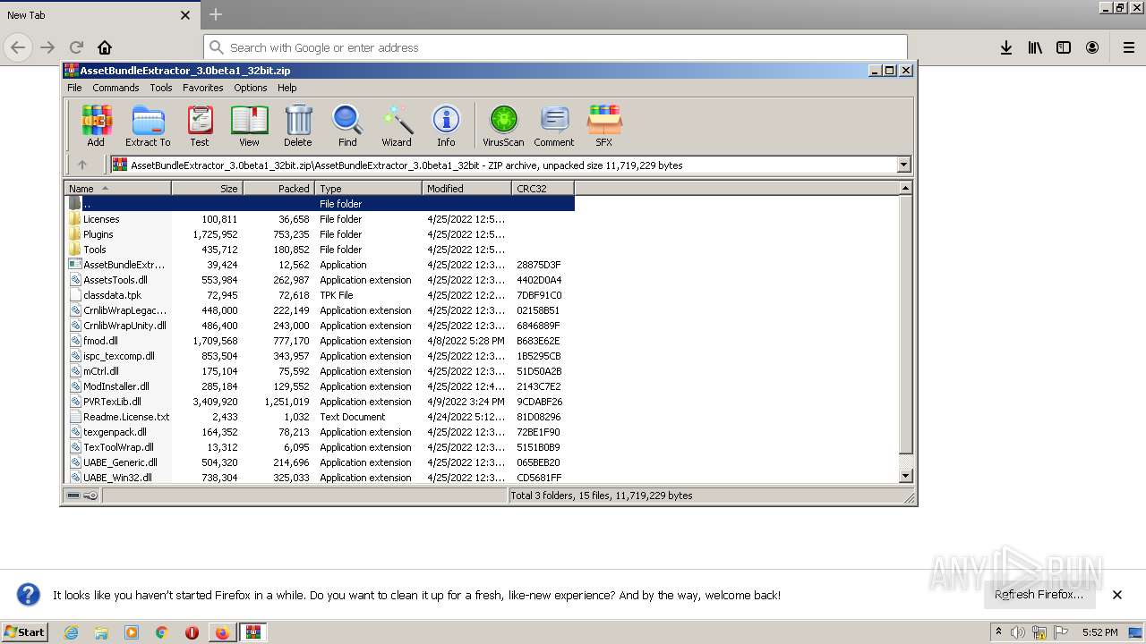 Malware analysis https://github.com/SeriousCache/UABE/releases/download ...