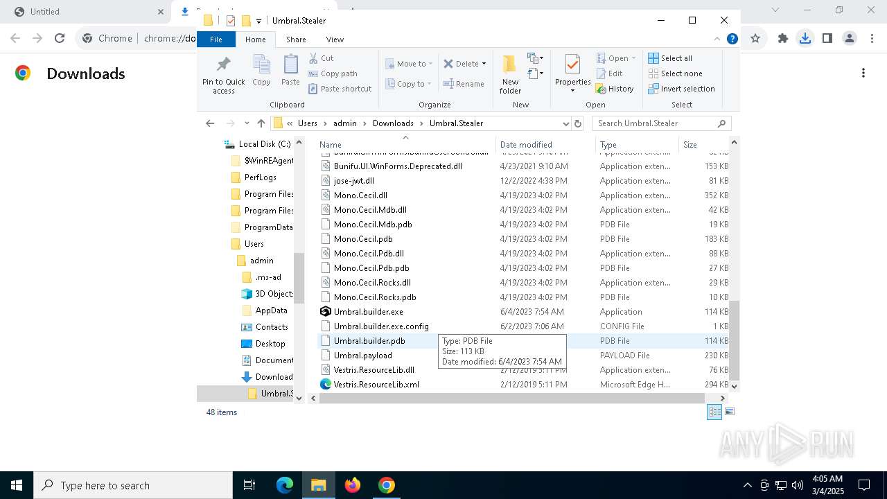 Malware analysis https://github.com/Blank-c/Umbral-Stealer/releases ...
