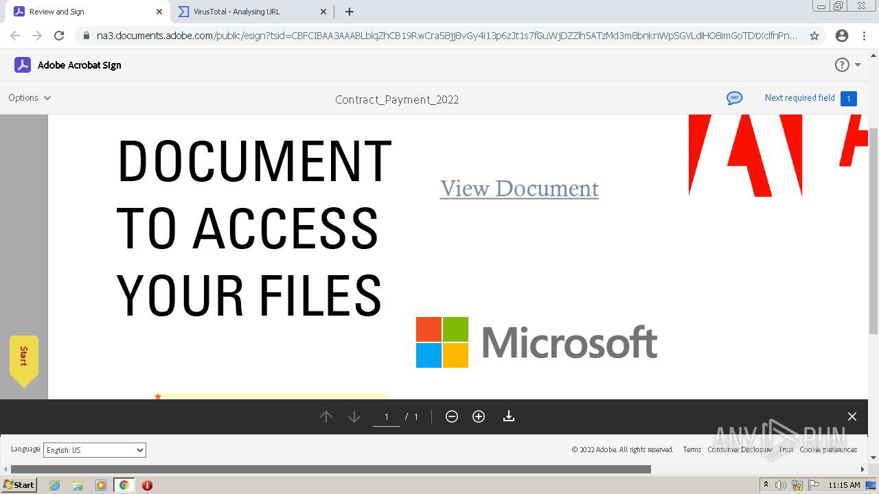 Malware analysis https://na3.documents.adobe.com/public/esign?tsid ...