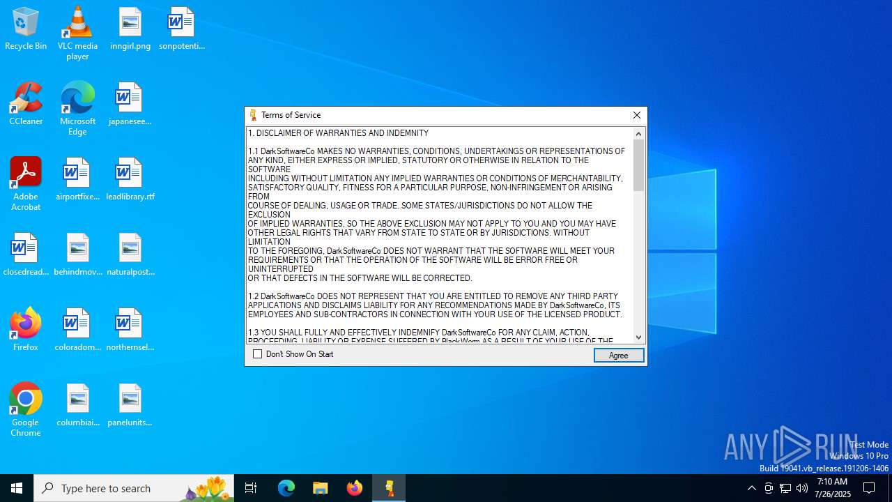 Malware analysis Black Worm.exe No threats detected | ANY.RUN - Malware Sandbox Online