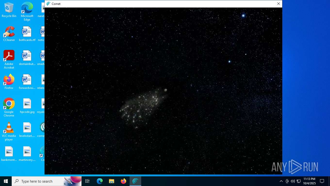 Malware analysis comet_installer_latest.exe Malicious activity | ANY ...