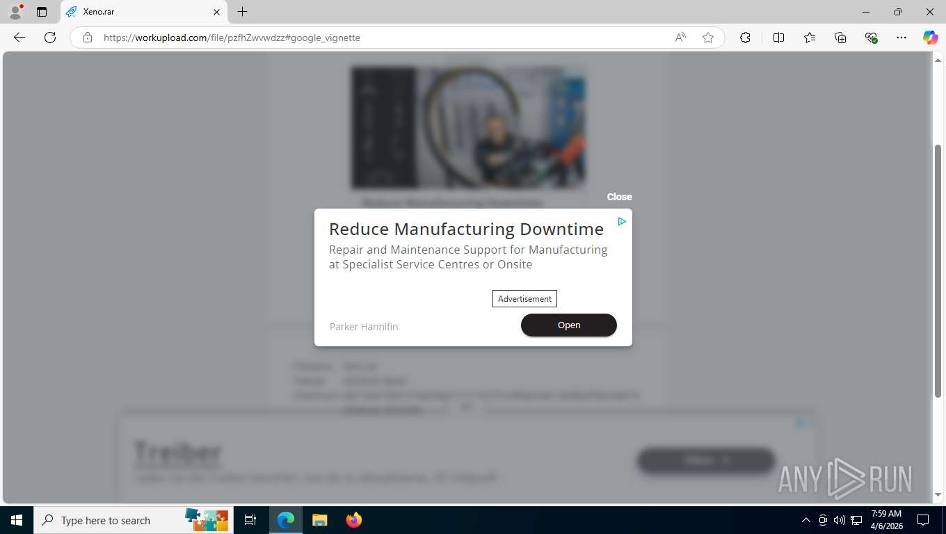 Malware analysis https://workupload.com/file/pzfhZwvwdzz Malicious ...