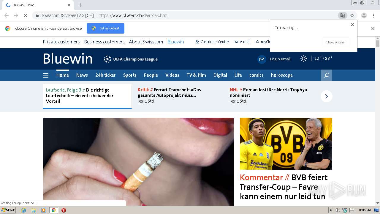 Malware analysis https://bluewin.ch Malicious activity | ANY.RUN ...