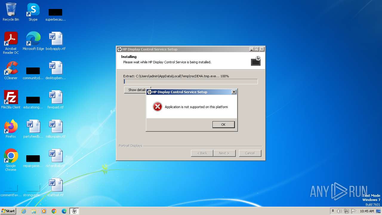 Malware analysis HPDCSetup.exe Malicious activity | ANY.RUN - Malware ...