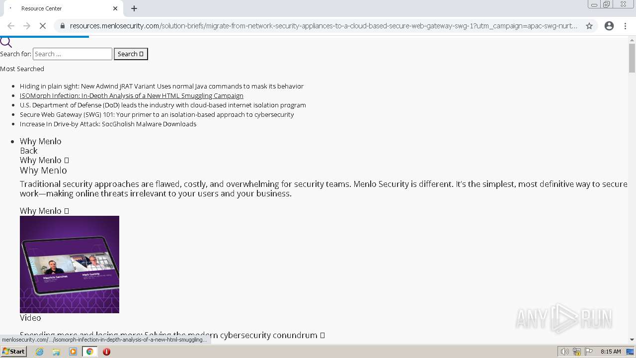 Malware analysis https://pages.menlosecurity.com ...