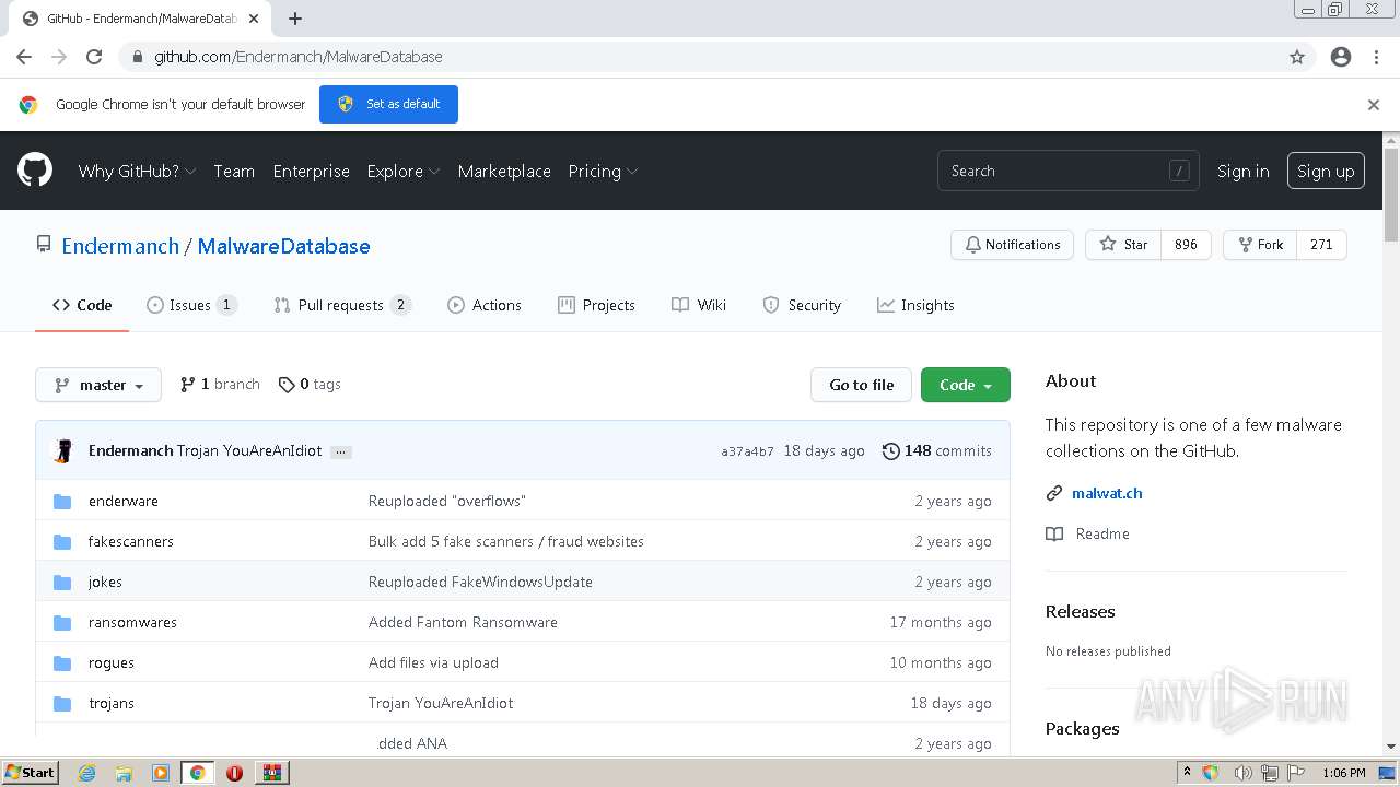 Malware analysis https://github.com/Endermanch/MalwareDatabase/blob/master/trojans/MEMZ.zip ...