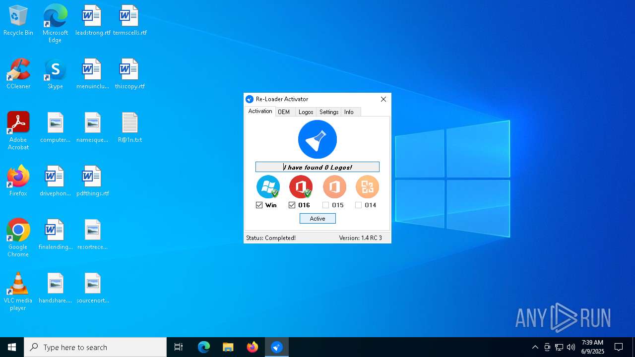 Malware analysis Re-Loader.exe Malicious activity | ANY.RUN - Malware Sandbox Online