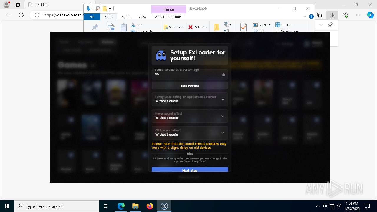 Malware analysis https://data.exloader.net/ExLoader_Installer.exe Malicious activity | ANY.RUN ...