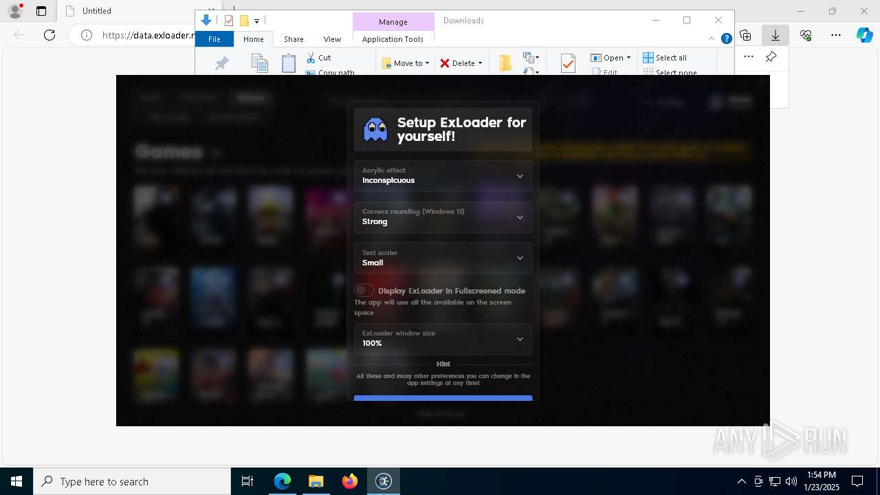 Malware analysis https://data.exloader.net/ExLoader_Installer.exe ...
