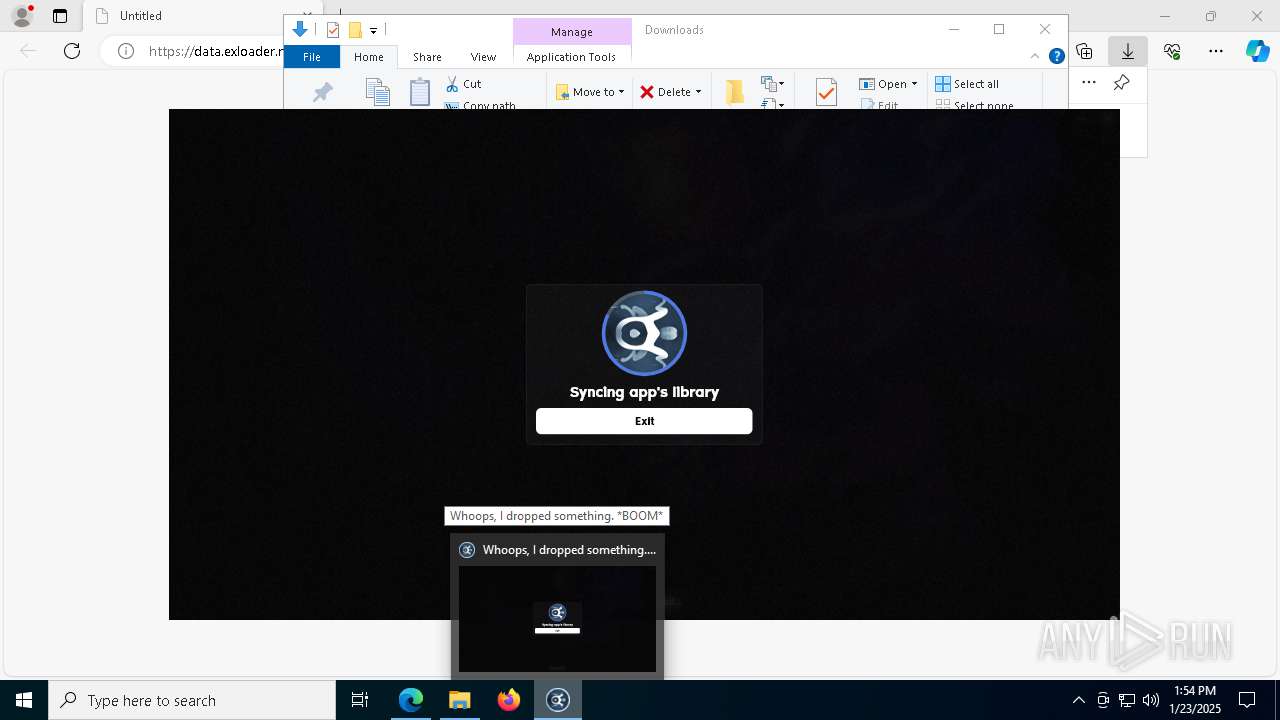 Malware analysis https://data.exloader.net/ExLoader_Installer.exe Malicious activity | ANY.RUN ...