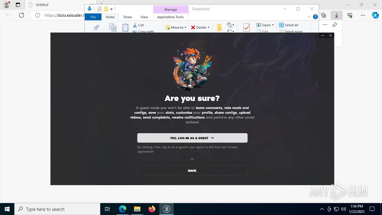 Malware analysis https://data.exloader.net/ExLoader_Installer.exe Malicious activity | ANY.RUN ...