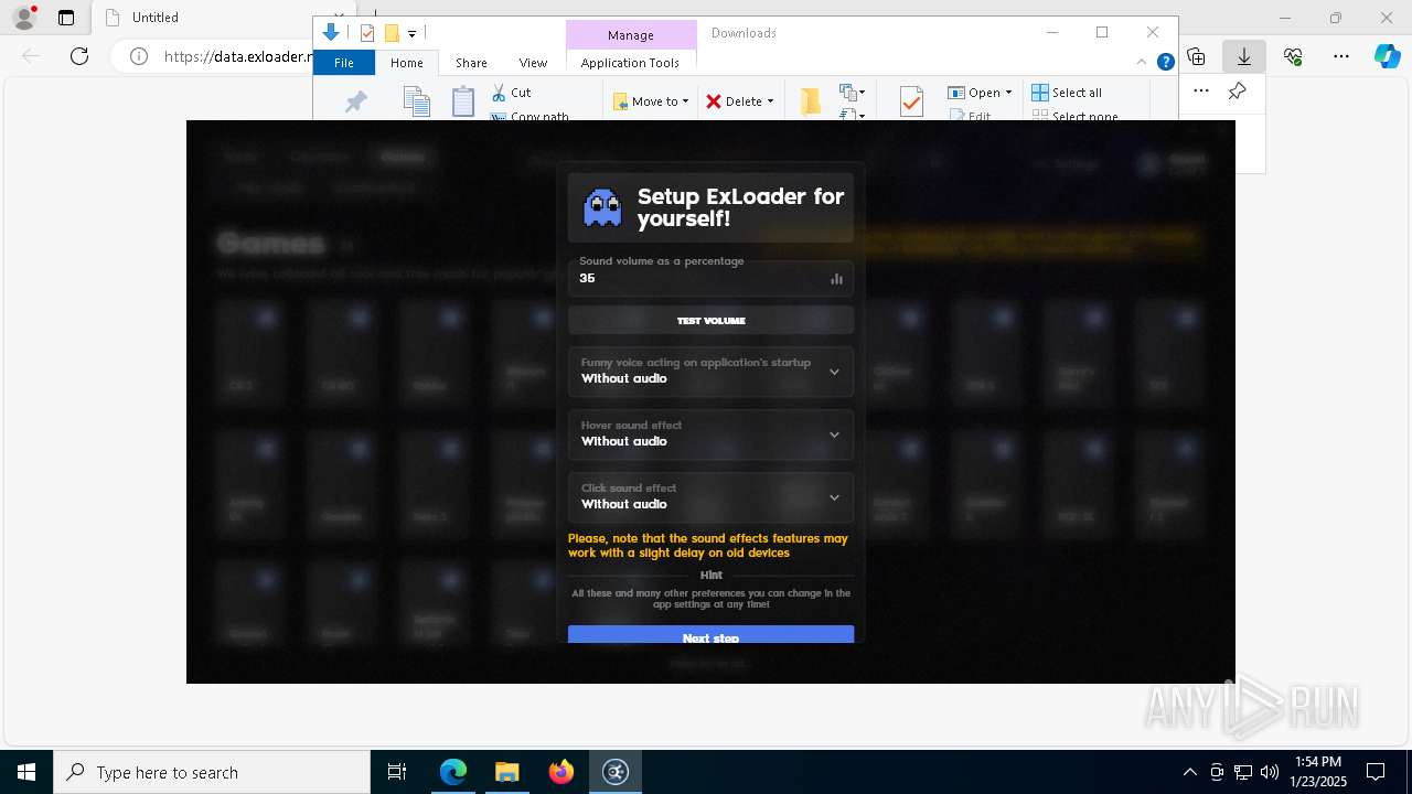 Malware analysis https://data.exloader.net/ExLoader_Installer.exe Malicious activity | ANY.RUN ...