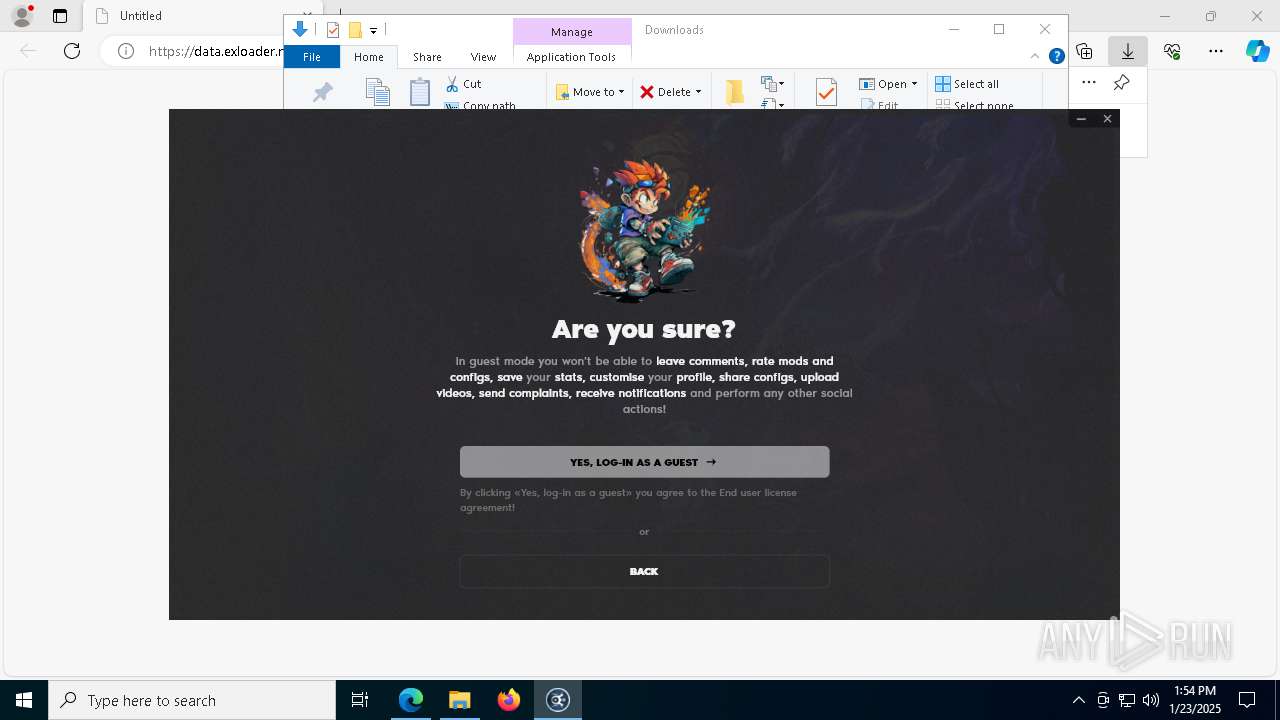 Malware analysis https://data.exloader.net/ExLoader_Installer.exe Malicious activity | ANY.RUN ...