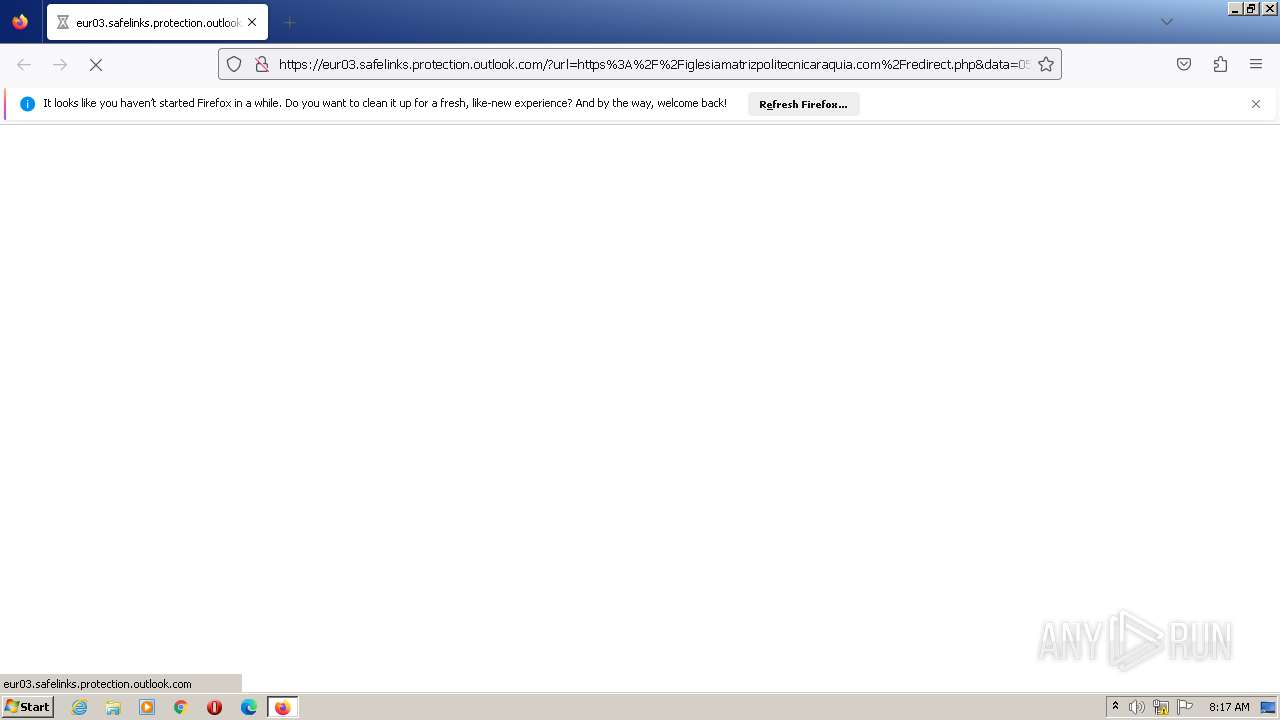 Malware Analysis Https: Eur03.safelinks.protection.outlook.com ?url