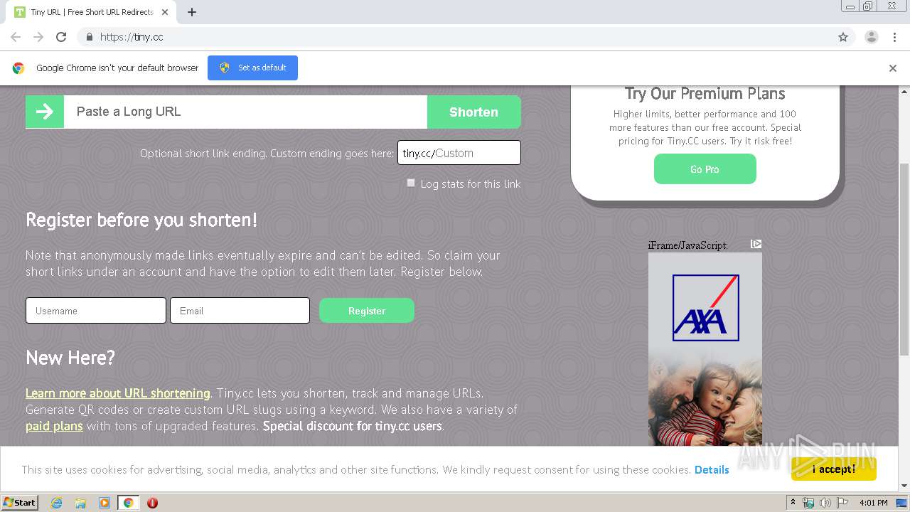 Malware analysis http://tiny.cc/ Malicious activity | ANY.RUN - Malware Sandbox Online