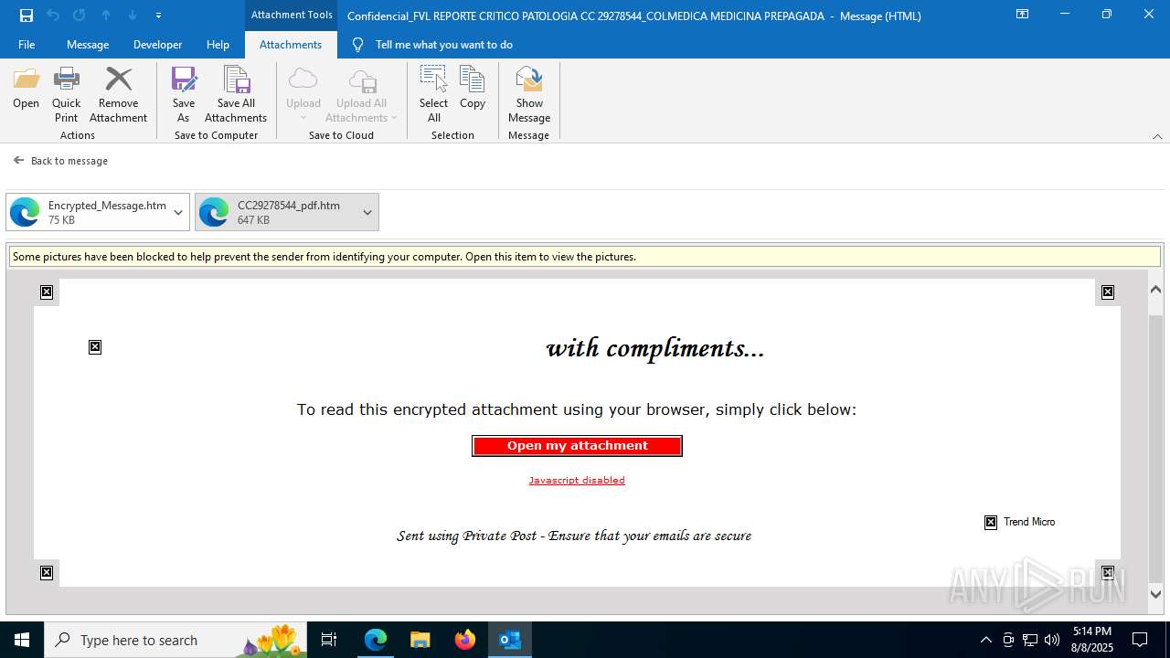 Malware analysis Confidencial_FVL REPORTE CRITICO PATOLOGIA CC 29278544 ...