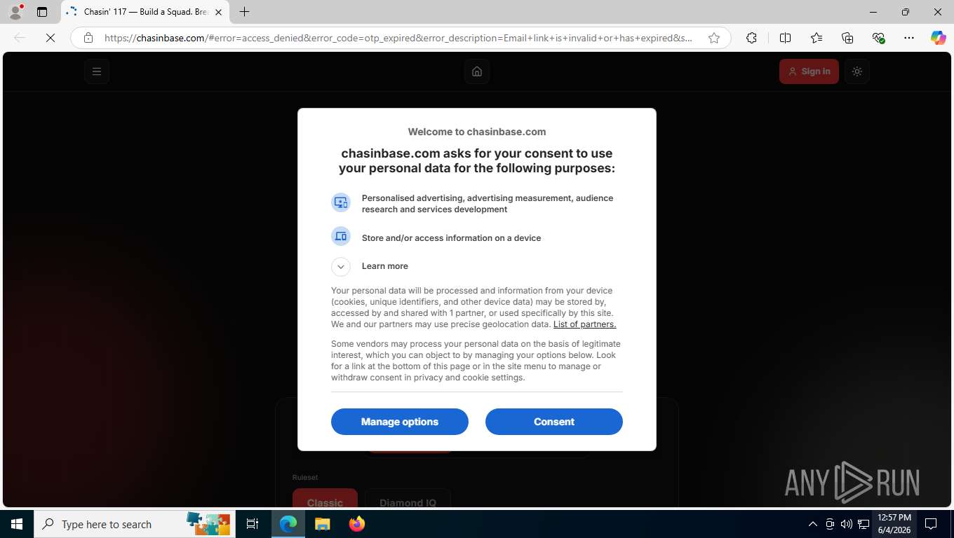 Malware analysis https://email.auth.lovable.cloud/c ...
