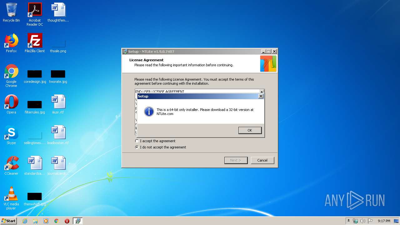 Malware analysis NTLite_setup_x64.exe No threats detected | ANY.RUN ...