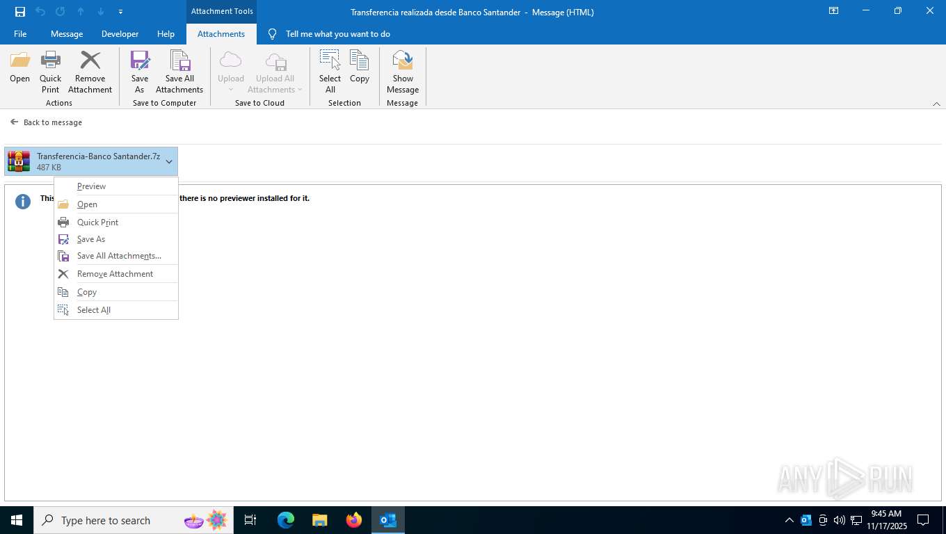 Malware analysis demo-sample.msg Malicious activity | ANY.RUN - Malware ...