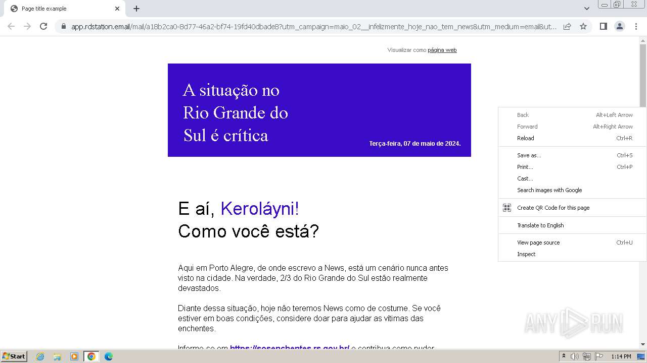 Malware analysis http://clickemailmkt.somosunleash.com/ls/click?upn=u001 ...