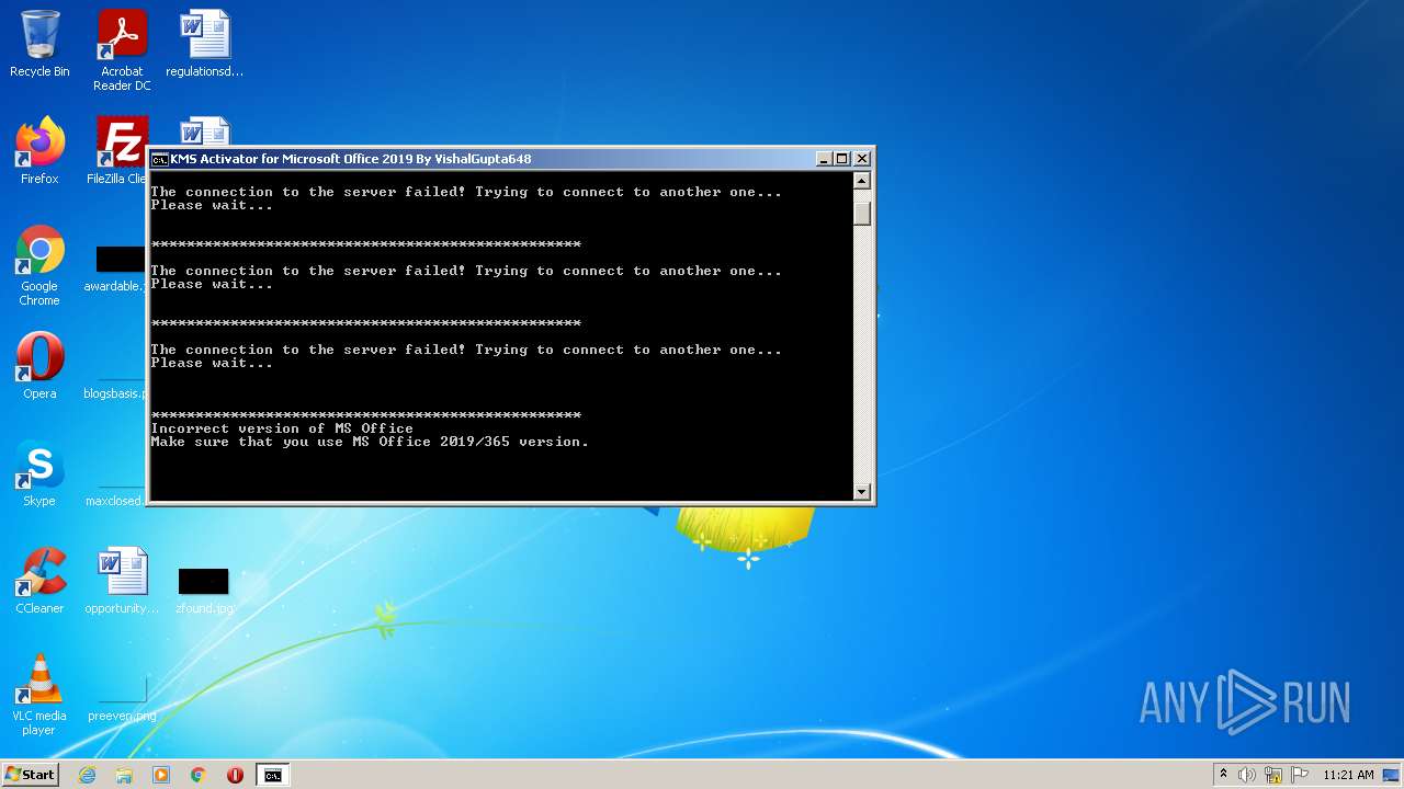 Analysis OffAct2019.cmd.cmd (MD5: 77B845B1BE3D621D050FD1EA39C85431 ...