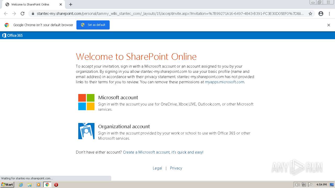 Malware analysis https://stantec-my.sharepoint.com/personal/tammy ...