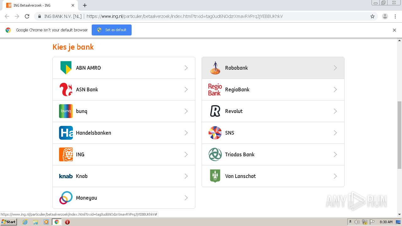 Malware analysis https://www.ing.nl/particulier/betaalverzoek/index ...