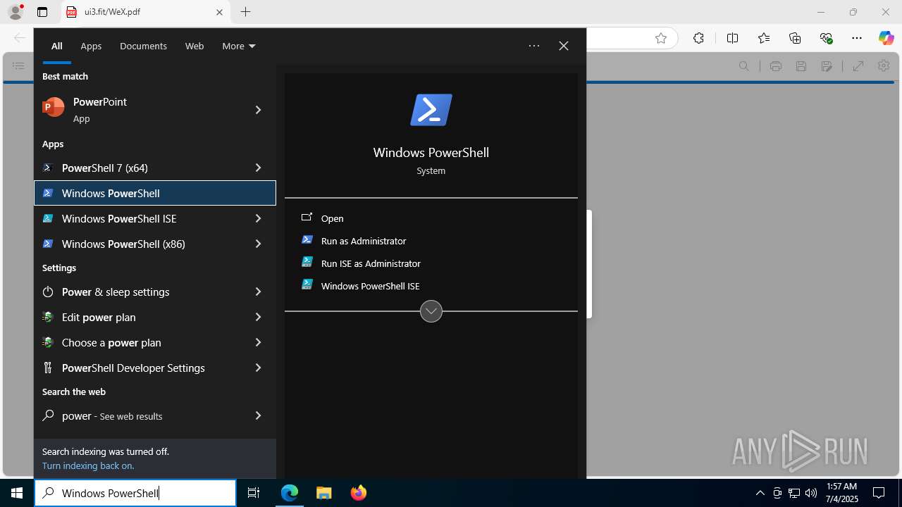 Analysis https://ui3.fit/WeX.pdf Malicious activity - Interactive ...