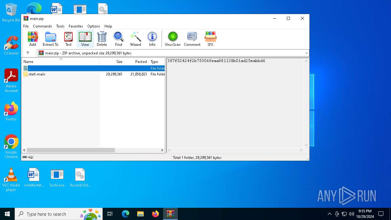 Analysis Main Zip Md5 32672d2c0e42c11b9c05fb52dbceb4cf Malicious