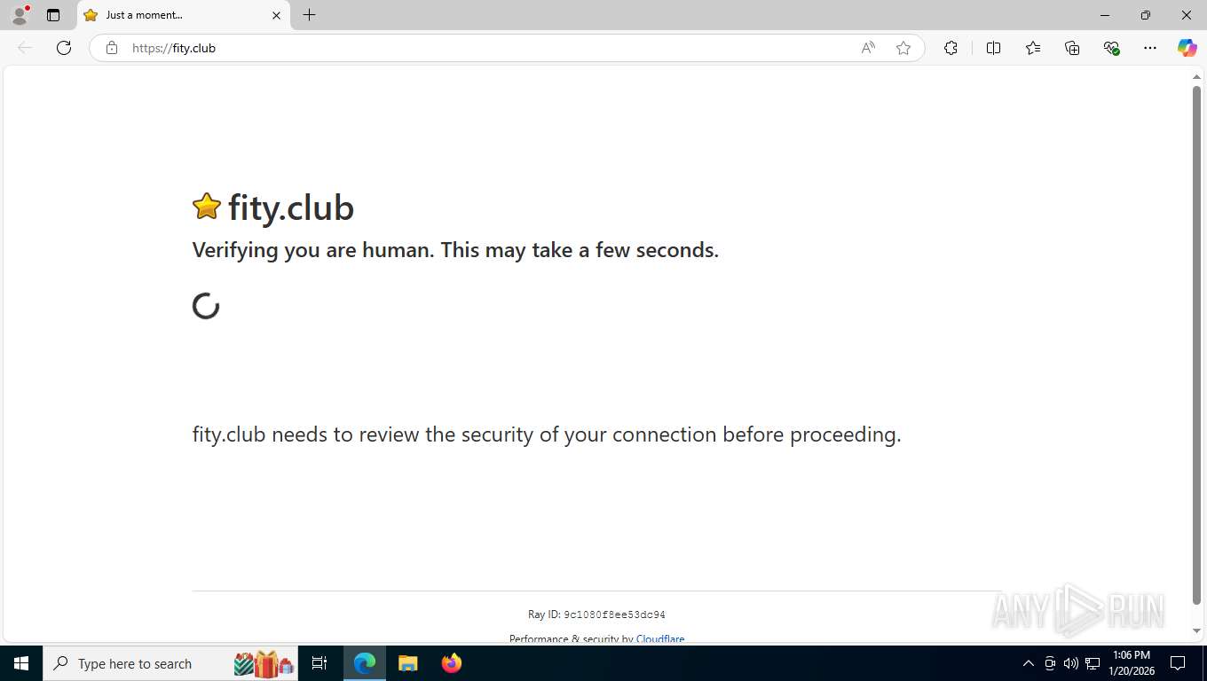 Malware analysis fity.club/ Malicious activity | ANY.RUN - Malware ...