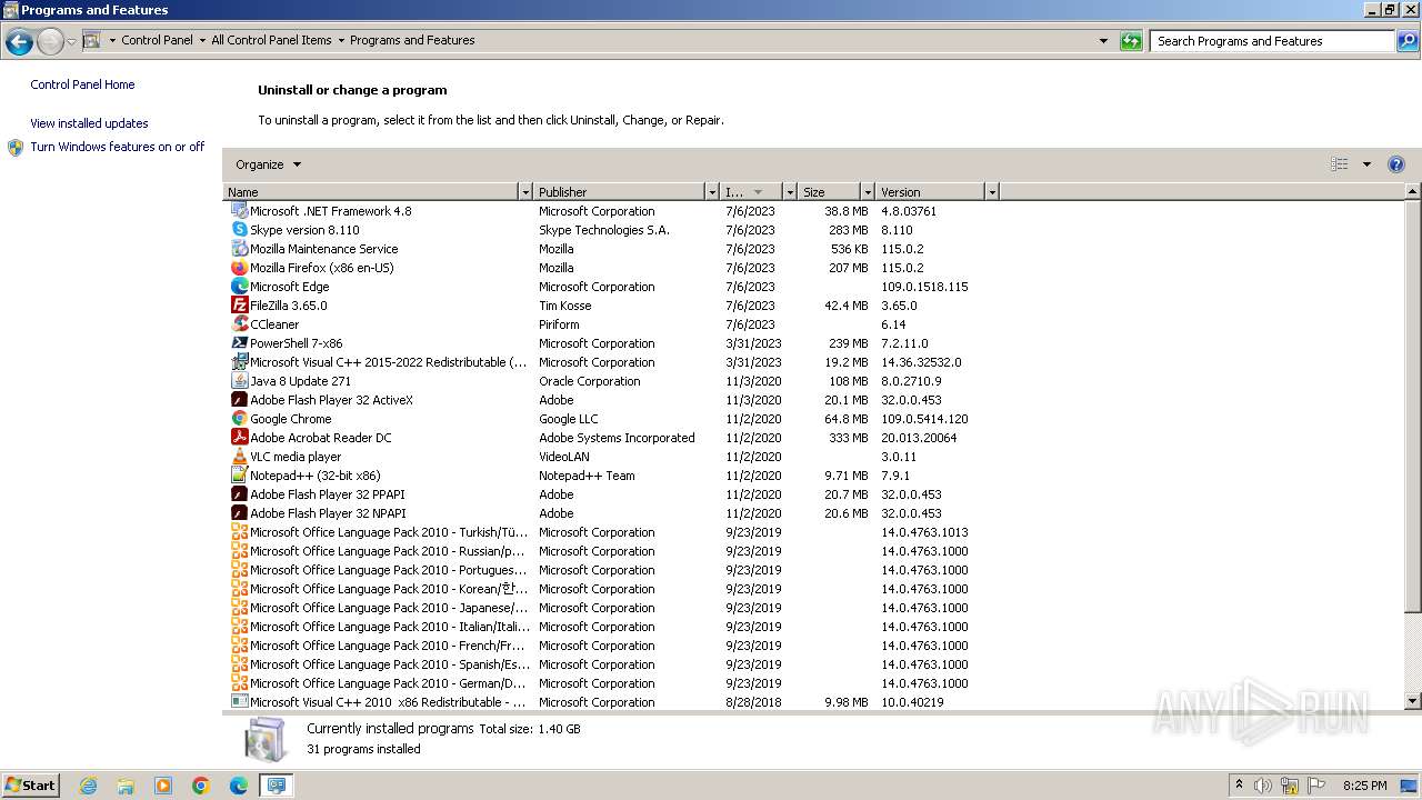 Malware analysis winrar-x32-701.exe Malicious activity | ANY.RUN ...