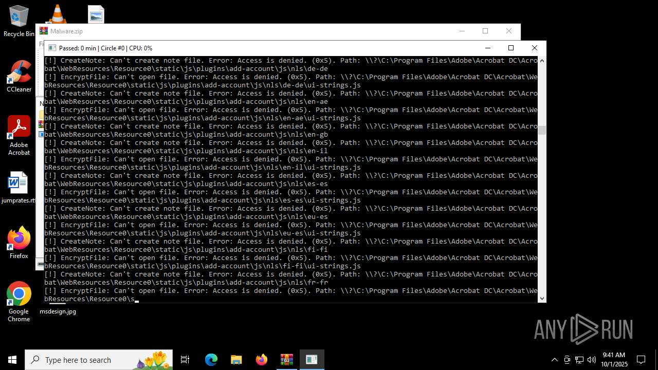 Analysis Malware.zip (MD5: 43B83B287805B307AD16DDB0B1B6A693) Malicious activity - Interactive ...