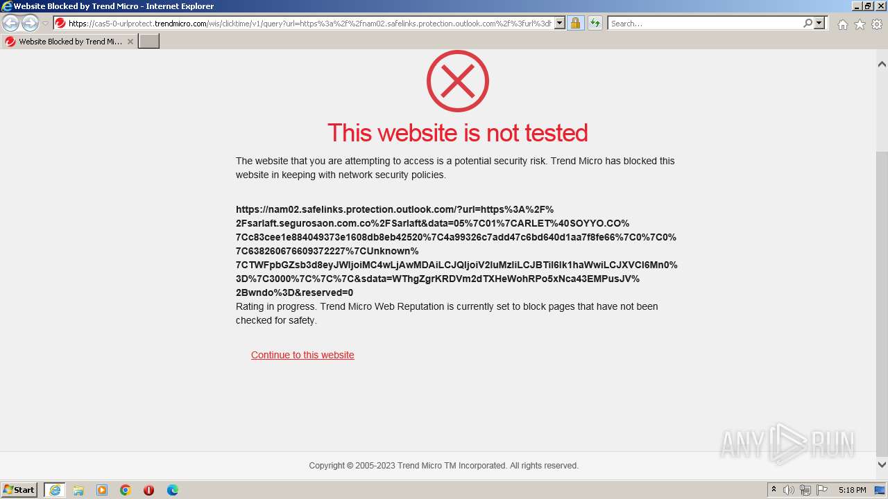 Malware analysis https://nam02.safelinks.protection.outlook.com/?url=https%3A%2F%2Fcas5-0 ...