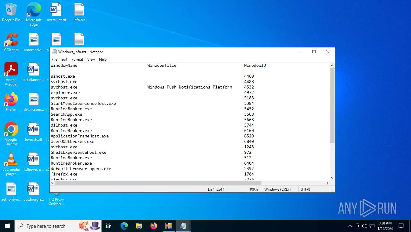 Malware analysis ...
