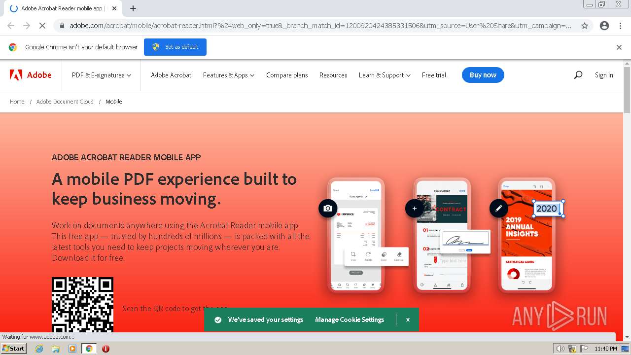 Malware analysis https://adobeacrobat.app.link/Mhhs4GmNsxb Malicious activity | ANY.RUN ...