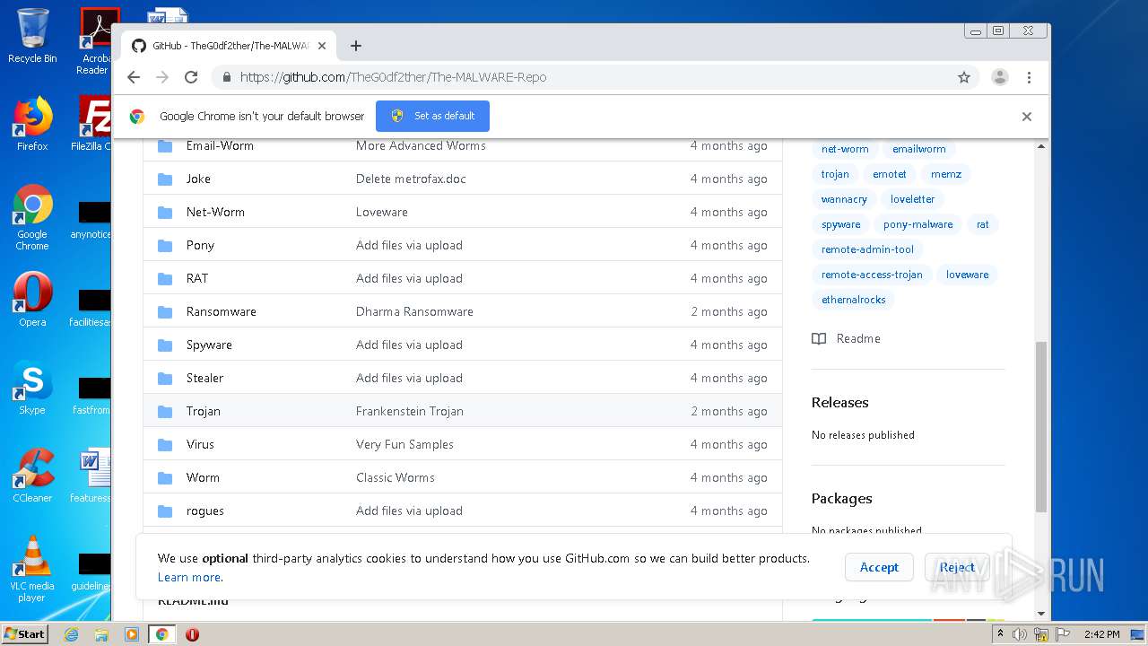Malware analysis https://github.com/TheG0df2ther/The-MALWARE-Repo/blob/master/Ransomware ...