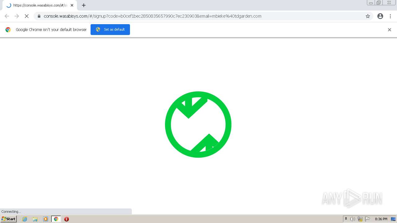 Malware analysis https://mandrillapp.com/track/click/30990426/console.wasabisys.com?p ...