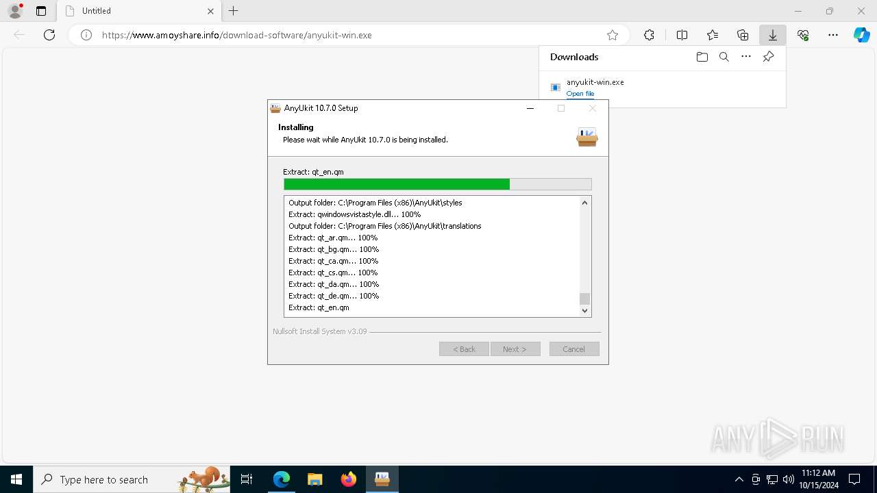 Malware Analysis Https:  Www.amoyshare.info Download-software Anyukit 
