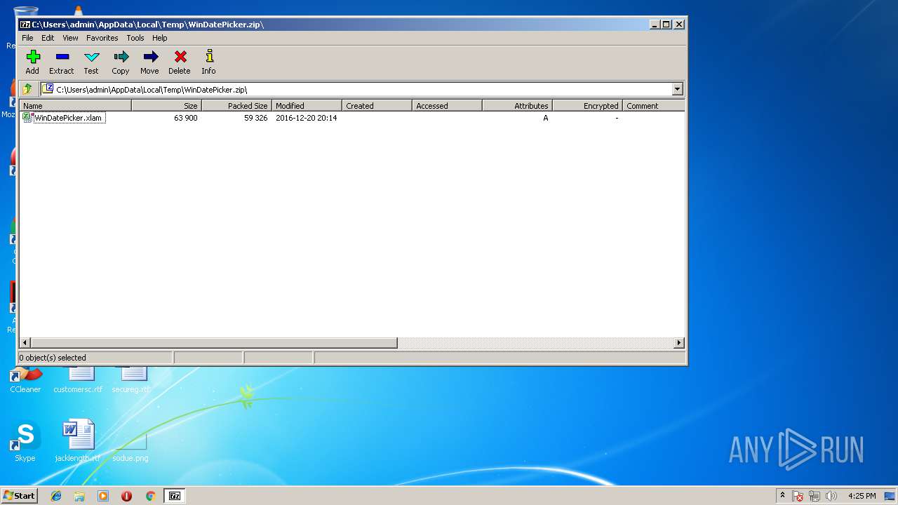 Malware analysis WinDatePicker.zip No threats detected | ANY.RUN ...