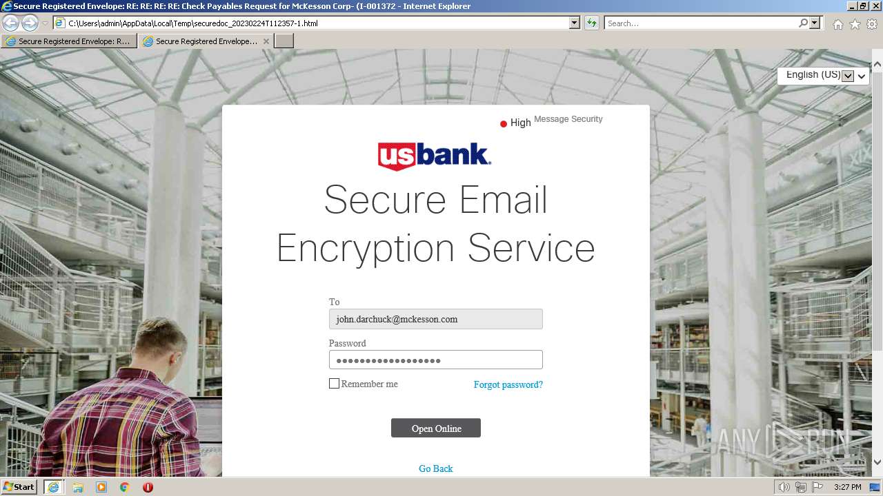 Malware analysis securedoc_20230224T112357-1.html No threats detected ...