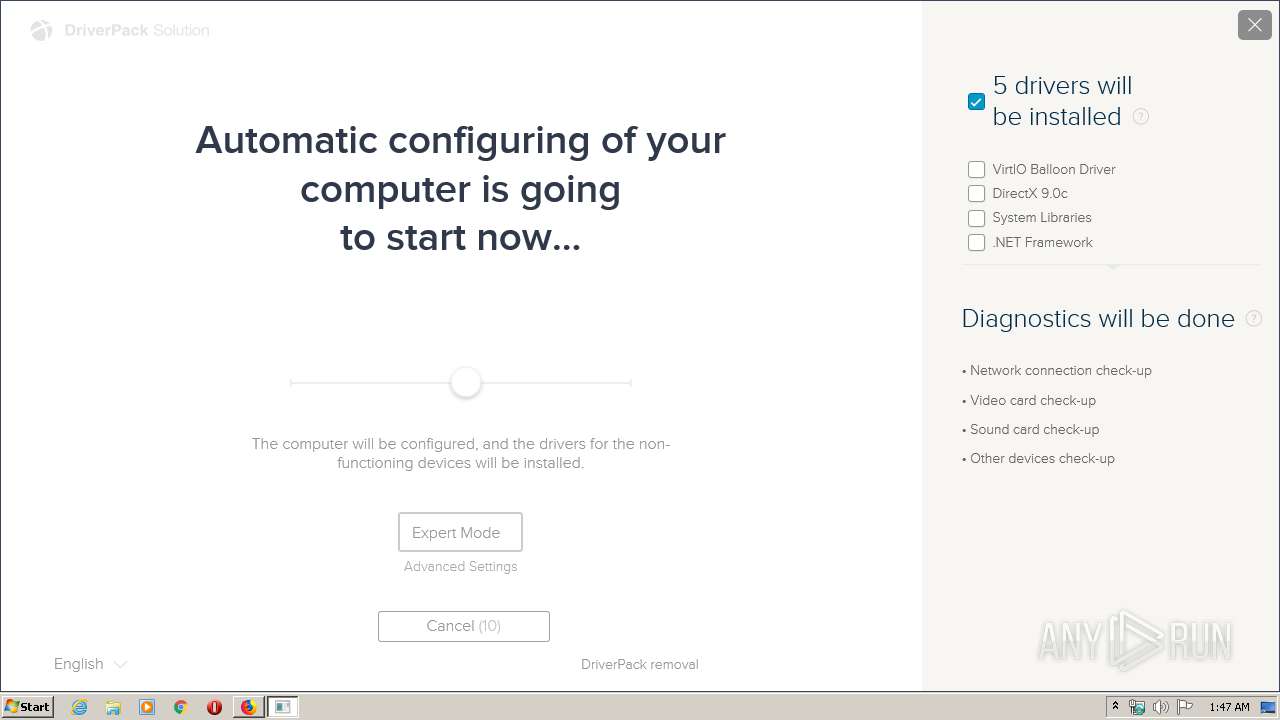 Malware analysis http://dl.drp.su/17-online/DriverPack-17-Online.exe ...