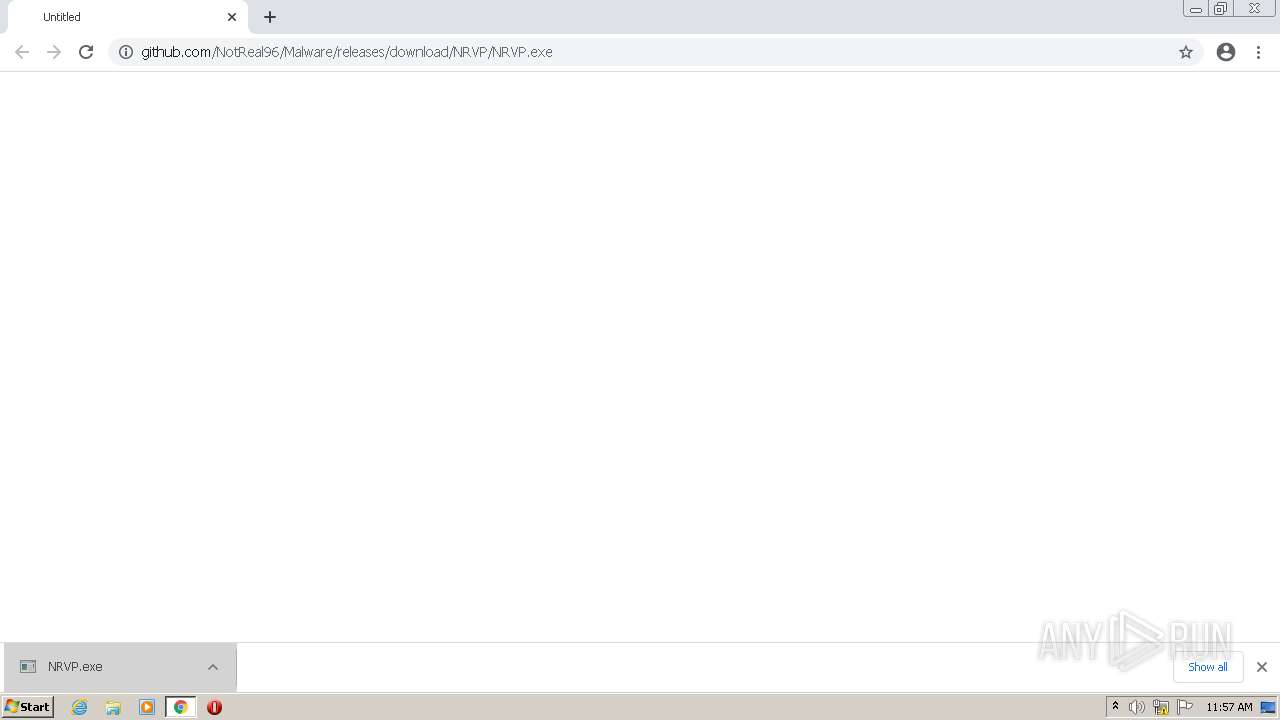 Analysis https://github.com/NotReal96/Malware/releases/download/NRVP/NRVP.exe Malicious activity ...