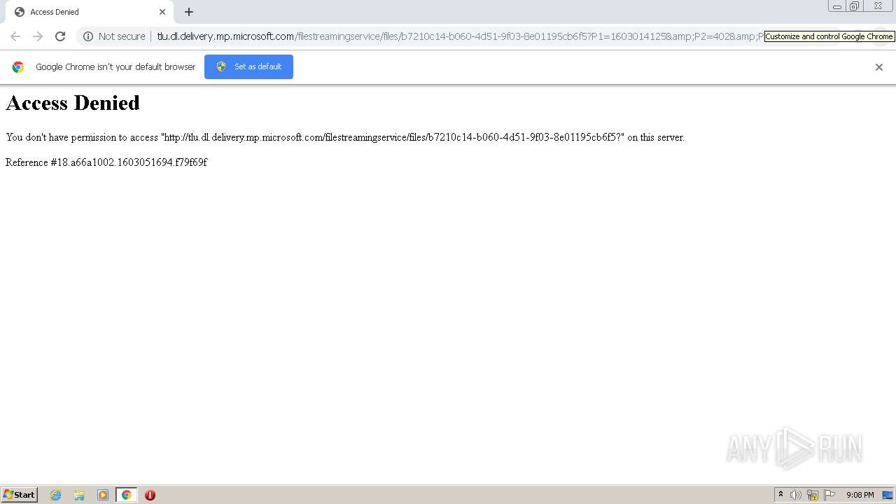 Malware analysis http://tlu.dl.delivery.mp.microsoft.com/filestreamingservice/files/b7210c14 ...